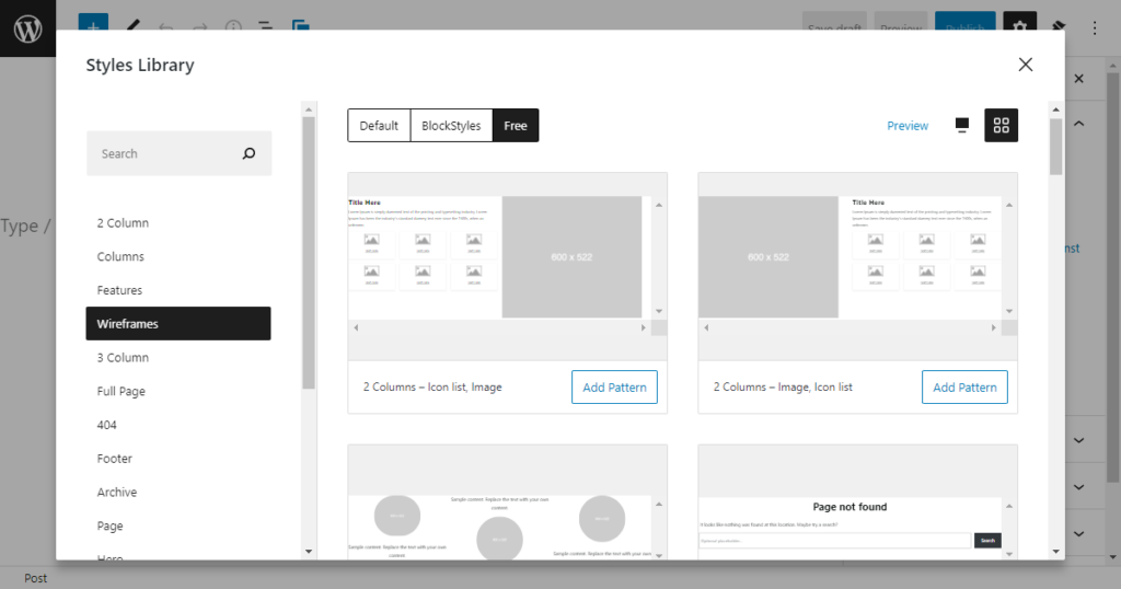 The New Block Styles - Block Styles